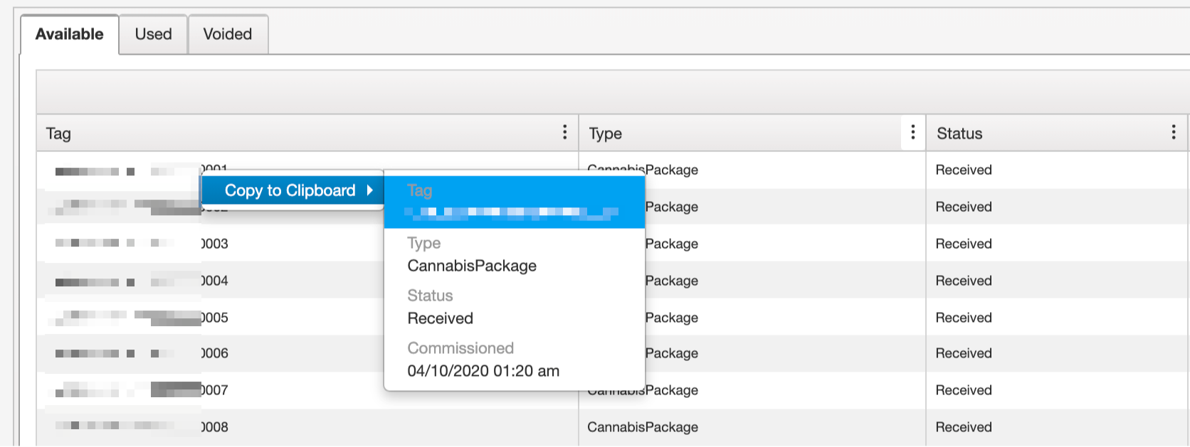 Update Metrc Package Tag Prefixes – Canix Help Center